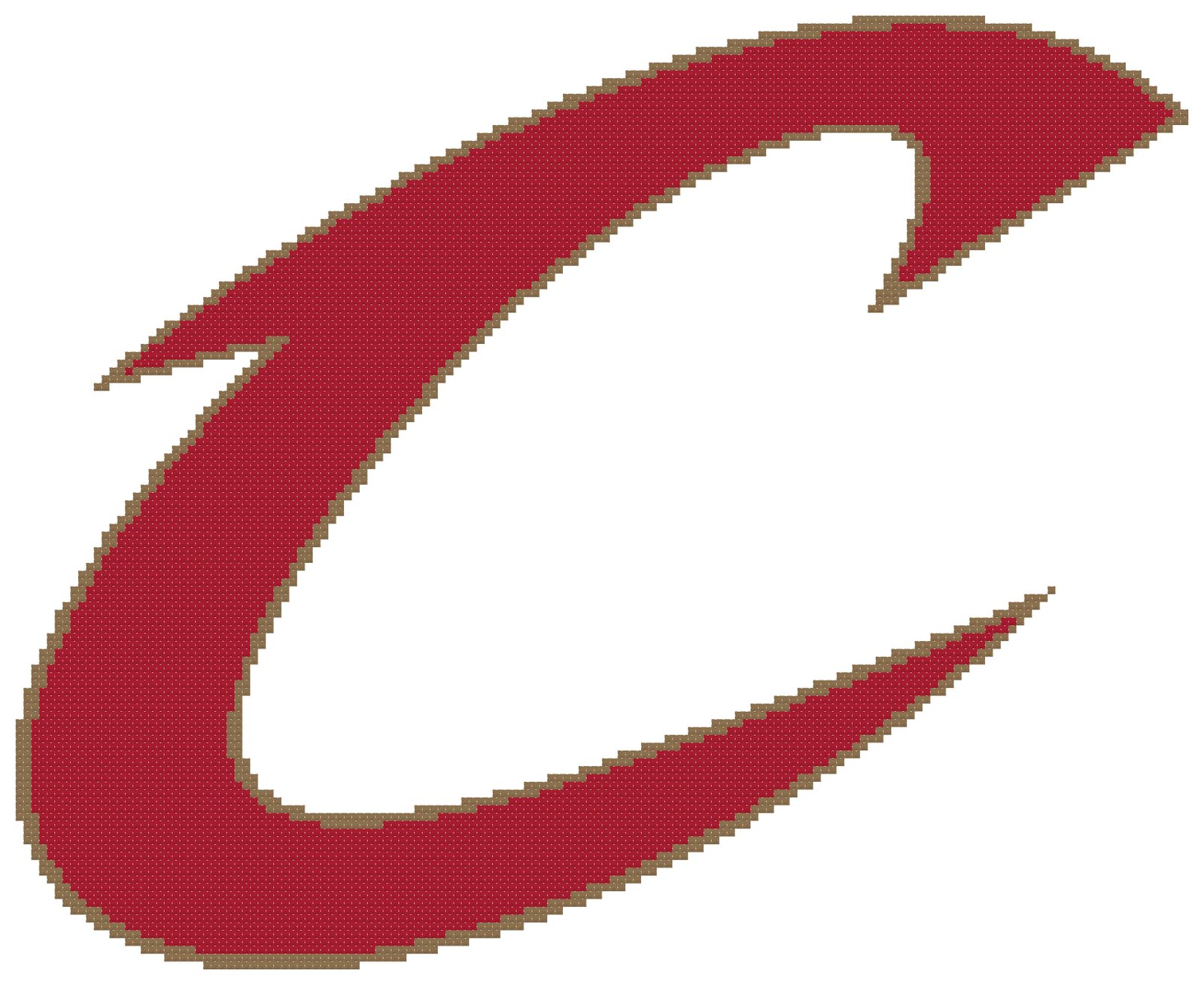 Cleveland Cavaliers Logo Counted Cross Stitch Pattern – The Cross ...