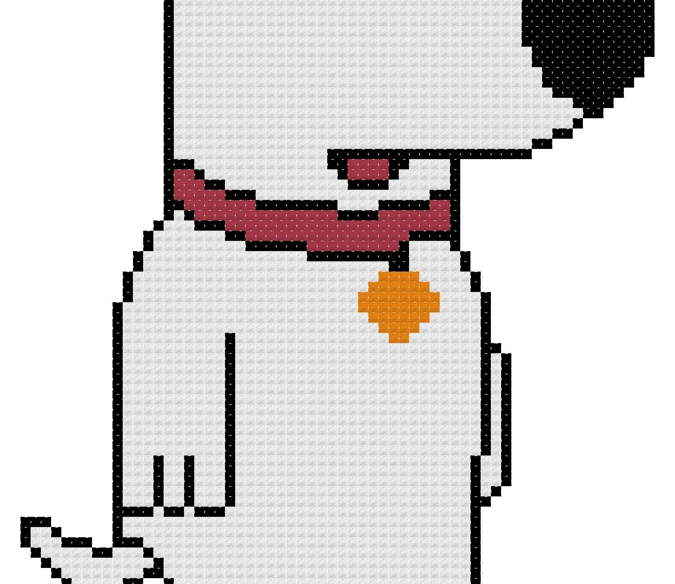 Brian from Family Guy Counted Cross Stitch Pattern | The Cross Stitch Guy