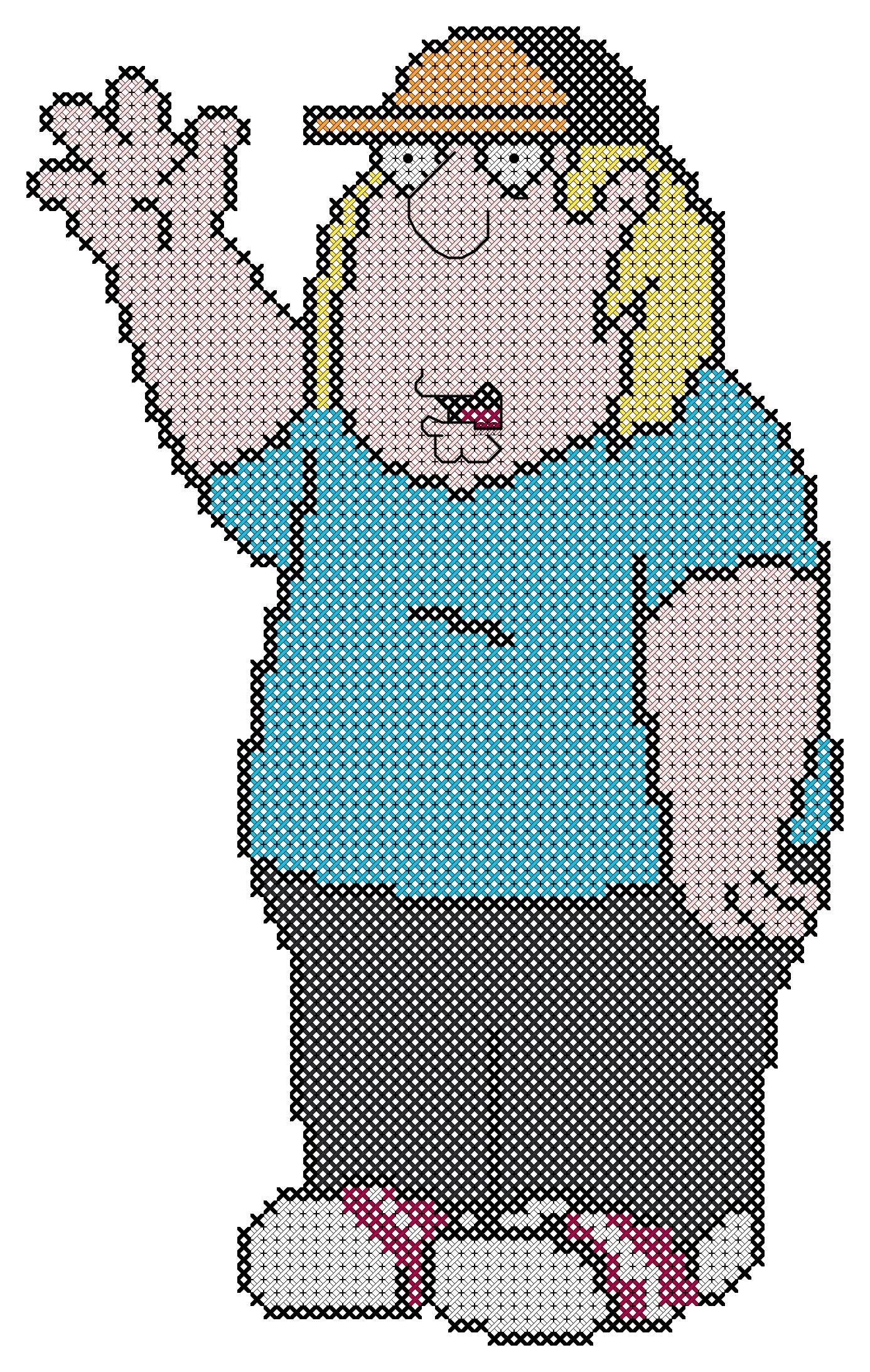 Chris Griffin from Family Guy Counted Cross Stitch Pattern – The Cross ...