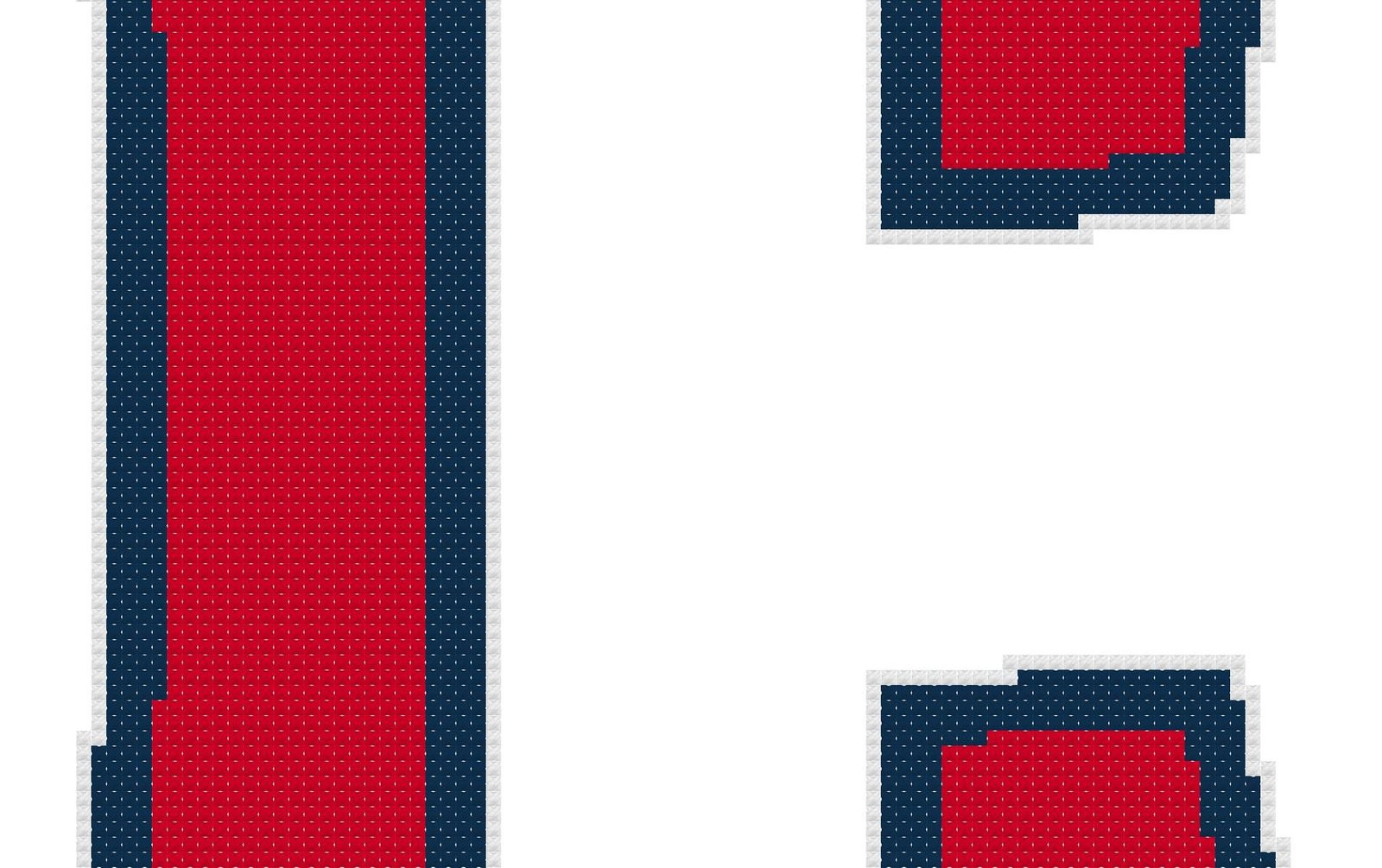 Cleveland Guardians Logo Counted Cross Stitch Pattern | The Cross ...