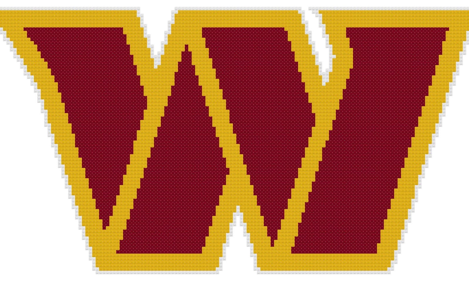 Washington Commanders Logo Counted Cross Stitch Pattern – The Cross ...
